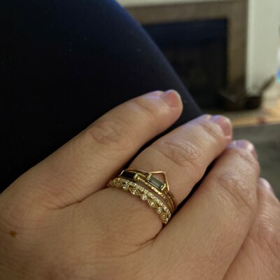 Chunky Ring Chunky Wedding Band Diamond Wide Chunky Ring - Etsy