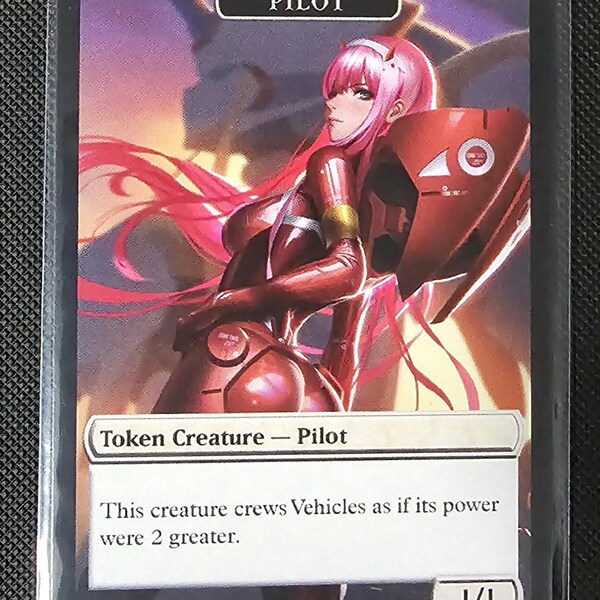 Mtg Pilot 1/1 and Mechtitan 10/10 Token Alternative Art EDH, Commander ...