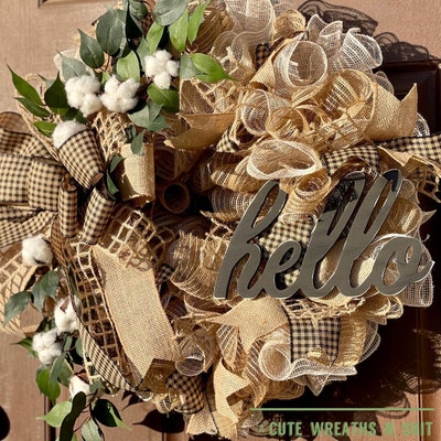 Hello Wood Word Cutout Sign, Wooden Hello Sign, Housewarming Gift, Wood ...