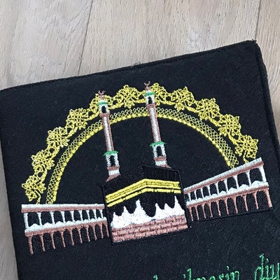 Digital, Kaaba, Hajj, Madina, Makkah, Arabic, Machine Embroidery Design ...