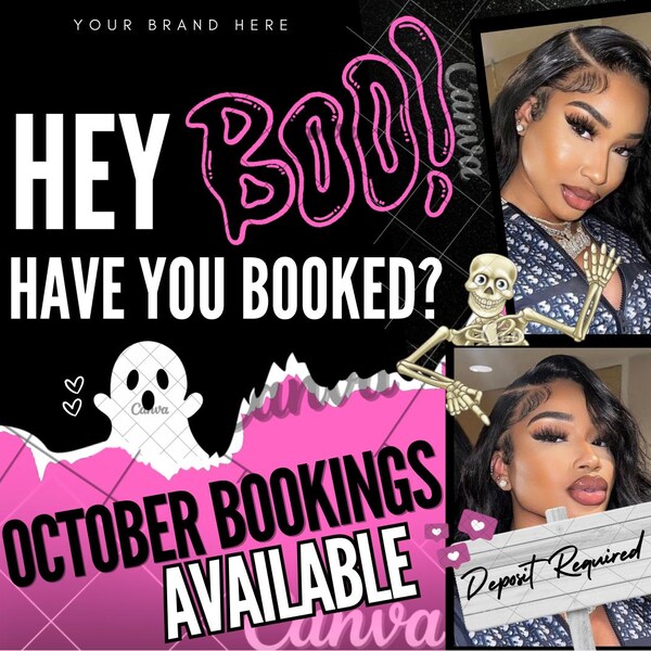 November Booking Flyer, Booking Flyers, November Booking Flyer, Nail ...