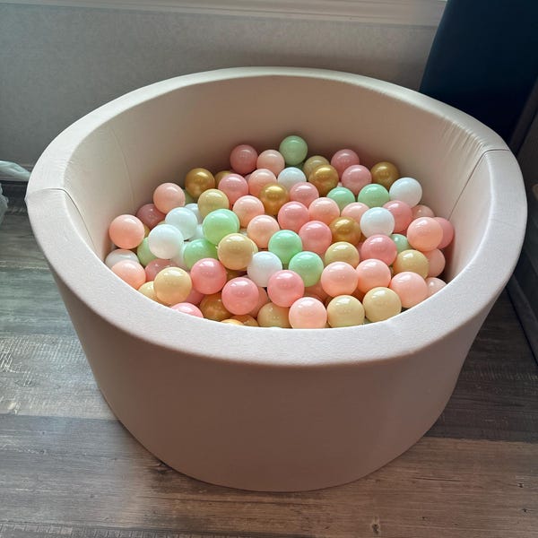 Colorful Ballpit Balls for Kids, Pool Soft Ocean Balls Eco Friendly 2 ...