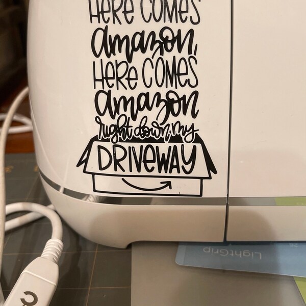 Here Comes Amazon Svg File, Handlettered Christmas Svg, Black Friday ...