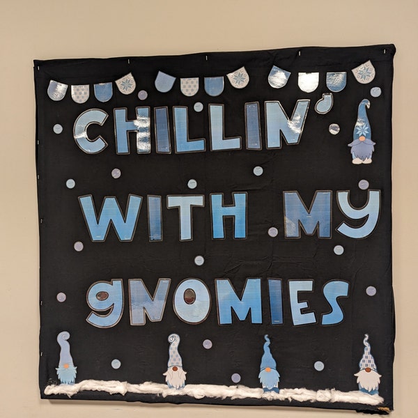 Winter Gnomes - January Bulletin Board Kit - Etsy