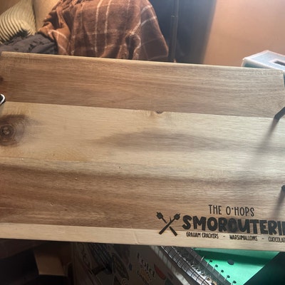 Smores Menu Box Smores Container Box Bonfire Snack Box Smores Menu ...