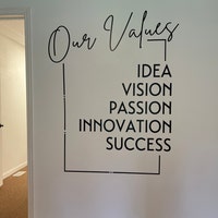 One Team Meeting Expectations Wall Decal Teamwork Wall Art Team Quotes ...