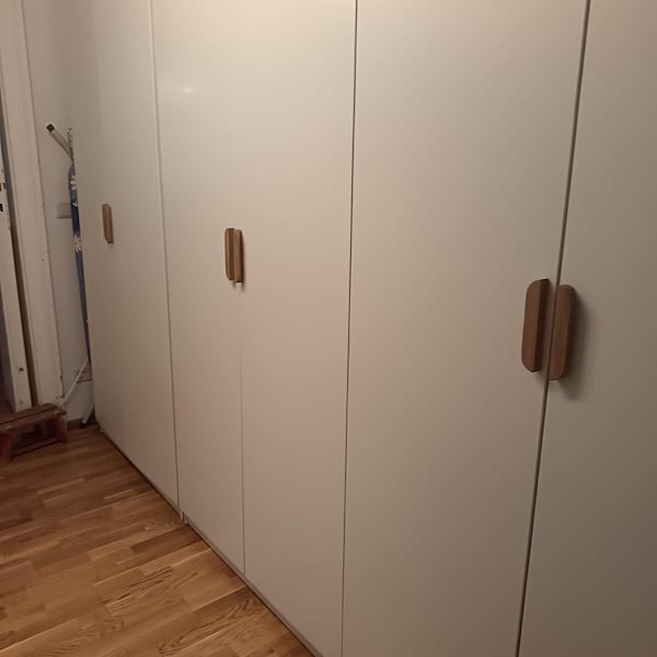 Drawer Pulls From Solid FSC Oak Wood - Kitchen Pull, Ikea Handle ...