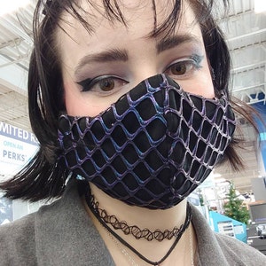 Purple Alien Beret Goth Beret Kawaii Goth Embroidered Wool - Etsy