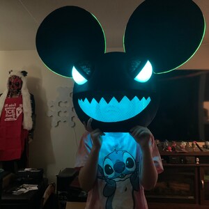 Deadmau5 Inspired Costume Rave Cosplay Head Mask | Etsy