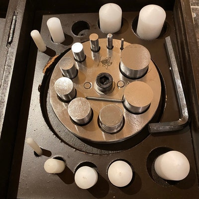 Value Line Disc Cutter Set of 10 Round/ Large Circular Punches Disk ...