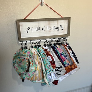 Dog Bandana Holder, Pet Bandana Organizer, Dog Clothing Organizer, Dog ...