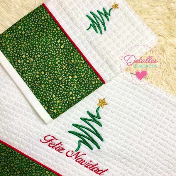 Christmas Tree Embroidery Design, Scandinavian Tree, Machine Embroidery ...