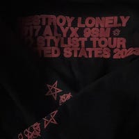 Destroy Lonely No Stylist Cotton Tee Shirt - Etsy