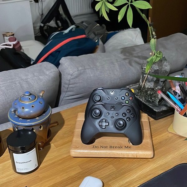 Natural Finish Gaming Controller Holder Stand Handmade From Recycled ...