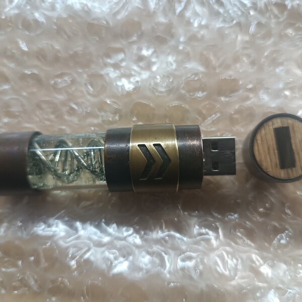 Steampunk USB Flash Drive - Alien DNA Arrow - USB 3.0 - 16GB/32GB/64GB ...