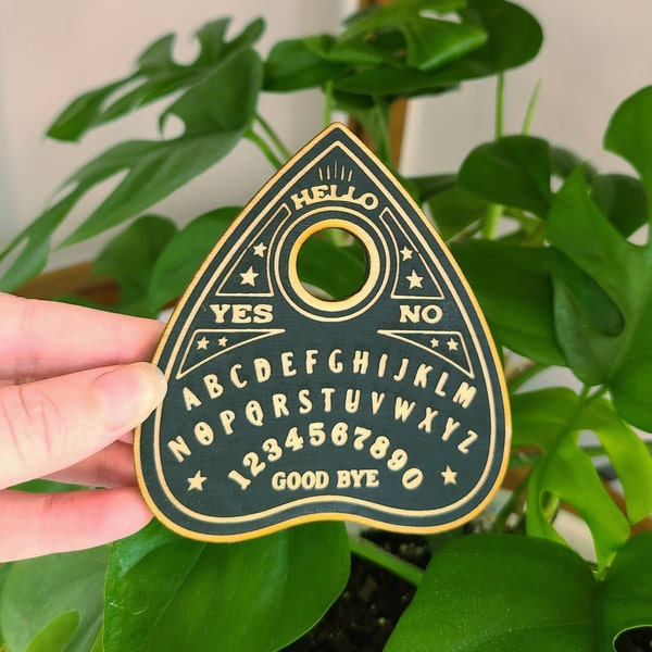 Planchette Pendulum Board - Planchette Sphere Holder - Ouija - Wood ...