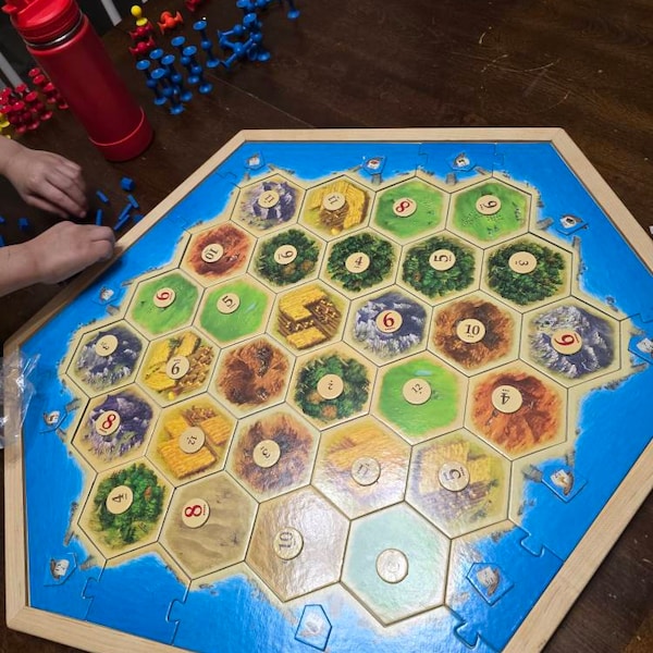 Catan Board Wood Tray - Handcrafted Cedar/maple/cherry/birch - Etsy