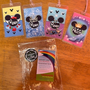 Disney Luggage Tag Great Fish Extender Gift Mickey Mouse - Etsy