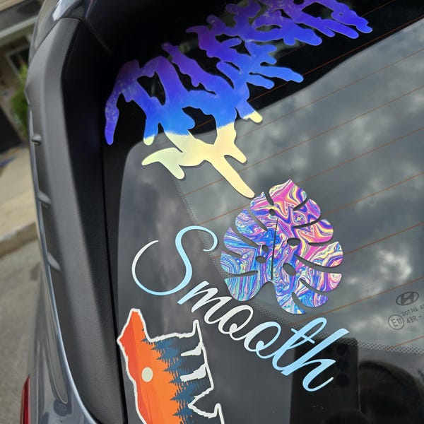 Clam Shell Decal, Seashell Decals, Mermaid Crown Decal, Seashell With ...