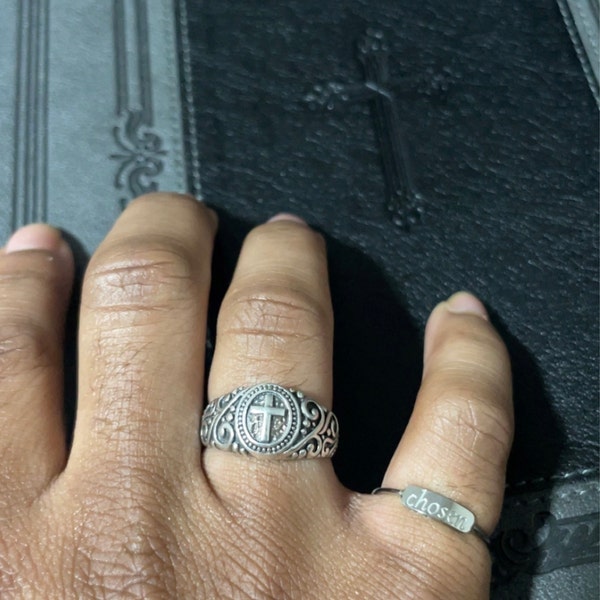 Chosen Ring, Ephesians 1:4-5, Child of God Ring, Christian Jewelry Gift ...