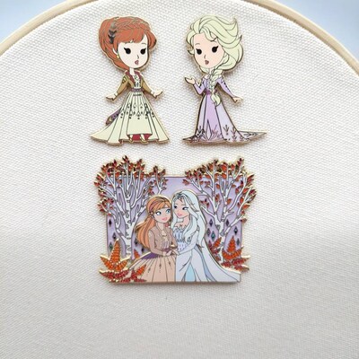 Cinderella Character Frame Fantasy Pin LE 50 - Etsy