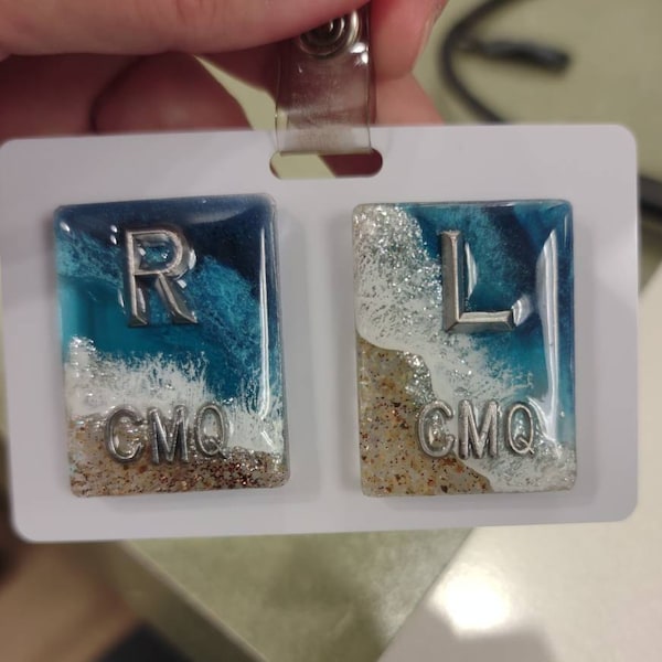 Ocean Xray Markers, Beach Waves Radiology Lead Markers With Initials ...