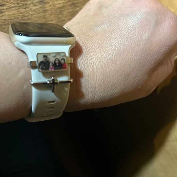 Cross Stackable Watch Band Charms for Apple Watch, Fitbit, Watch Sports ...