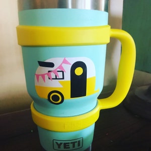 Yeti Colster Sticker Personalized Yeti Vinyl Decal With State - Etsy