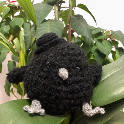 PDF PATTERN Six of Crows-inspired Crow Plush, Crochet Crow Amigurumi - Etsy