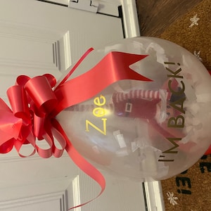 Personalised Elf Arrival Balloon Kit ELF BALLOON Elf POP Balloon - Etsy UK