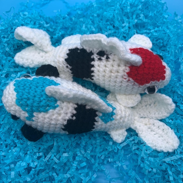 No Sew Red Koi Fish Crochet Pattern | Beginner Amigurumi Plushie | PDF ...