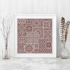 Modern Cross Stitch Pattern, Sampler Cross Stitch Pattern, Tile ...