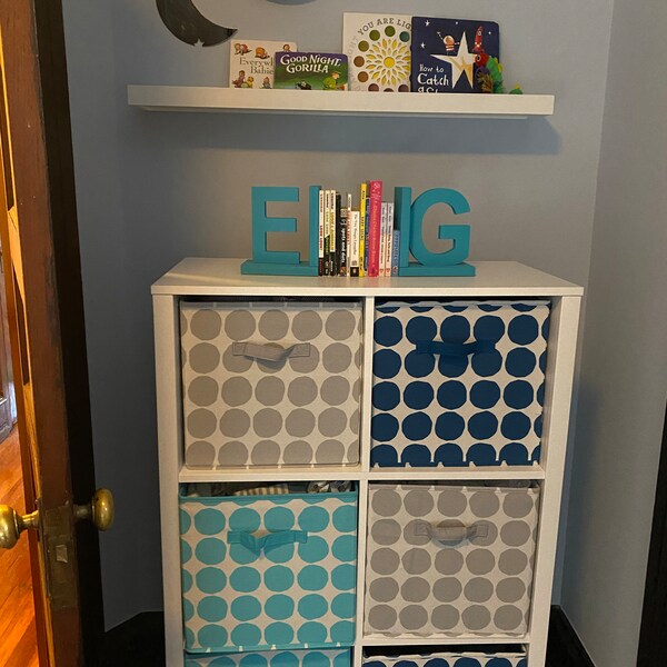 White Letter Bookends, Initial Bookends, Wooden Custom Bookends ...