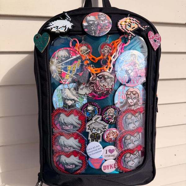 Ita Bag, Pin Display Bag, Ita Backpack, Pin Trading, Window Backpack ...