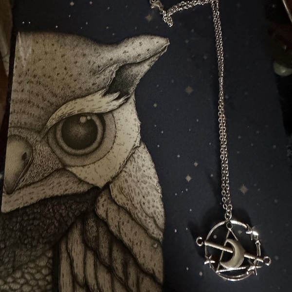 Sigil of Nyx, Goddess Nyx, Witch Pendant, Witch Amulet, Witch Gift ...