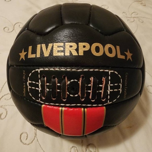 VINTAGE SOCCER BALL | Vintage Leather Soccer Ball 1966 | 100% Leather ...