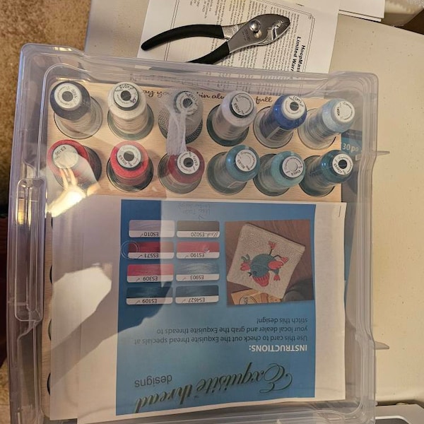 Isacord Spool Stickers Embroidery Thread Spool Sticker Easy-to-read - Etsy