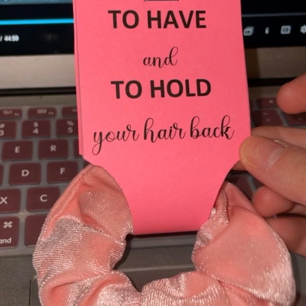 Scrunchie Tag Template | Editable Word Template and PNG File Download ...