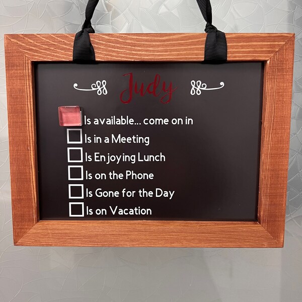 On Vacation Sign,on the Phone Sign,name Door Sign,name Plaque Sign ...