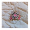 Floral Companion Cube - 1.25 Inch Enamel Lapel Pin - Etsy