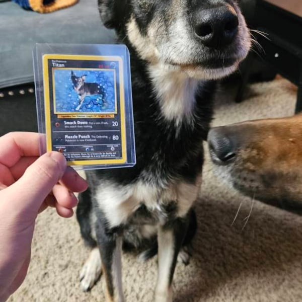 Custom Pokémon Card From PHOTO - Etsy