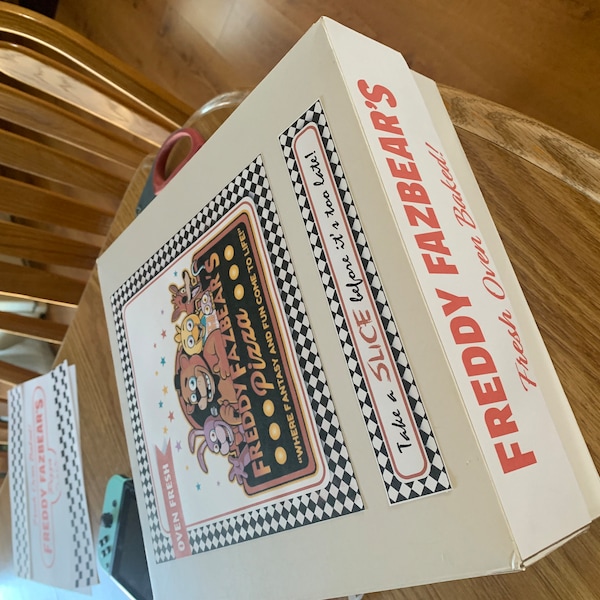 Five Night's at Freddy's Napkin Wrapper Printable - "let's Eat ...