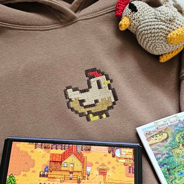 Chicken Stardew Valley Embroidery File - Multiple Sizes & File Types ...