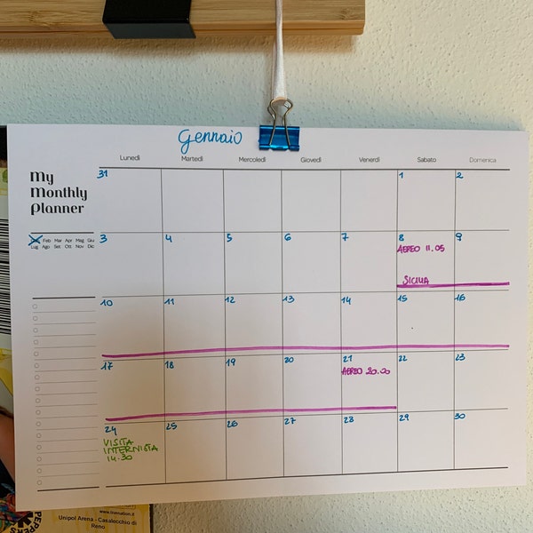 Grid Paper Notepad A4 B5 A5, Pastel Color Study Desk Planner Handmade ...