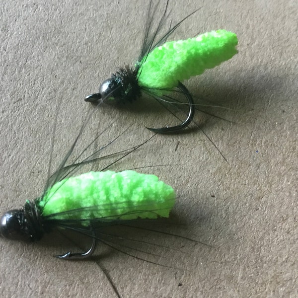 3 Tungsten Stonefly #12 Pat's Rubber Leg Stone Fly Hand Tied Trout ...