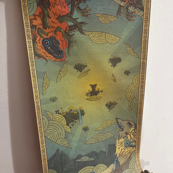 Majoras Mask Zelda Scroll Poster Print - Etsy