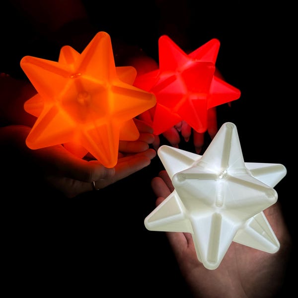 Star Fragment LED Light, Animal Crossing Battery Powered Prop, ACNH 3D ...