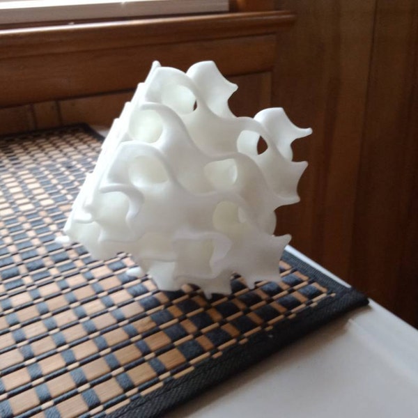 Gyroid Cube 3D Printed Model Figure Math Sculpture Geometry - Pick ...