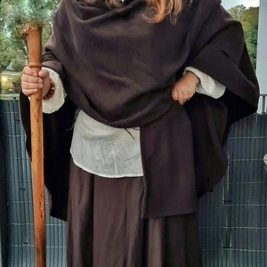 Cape Poncho Cape Coat Medieval Cloak Cape Middle Ages | Etsy