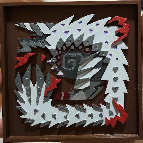 Monster Hunter Tile - Valstrax - 3D Printable Model File - Etsy